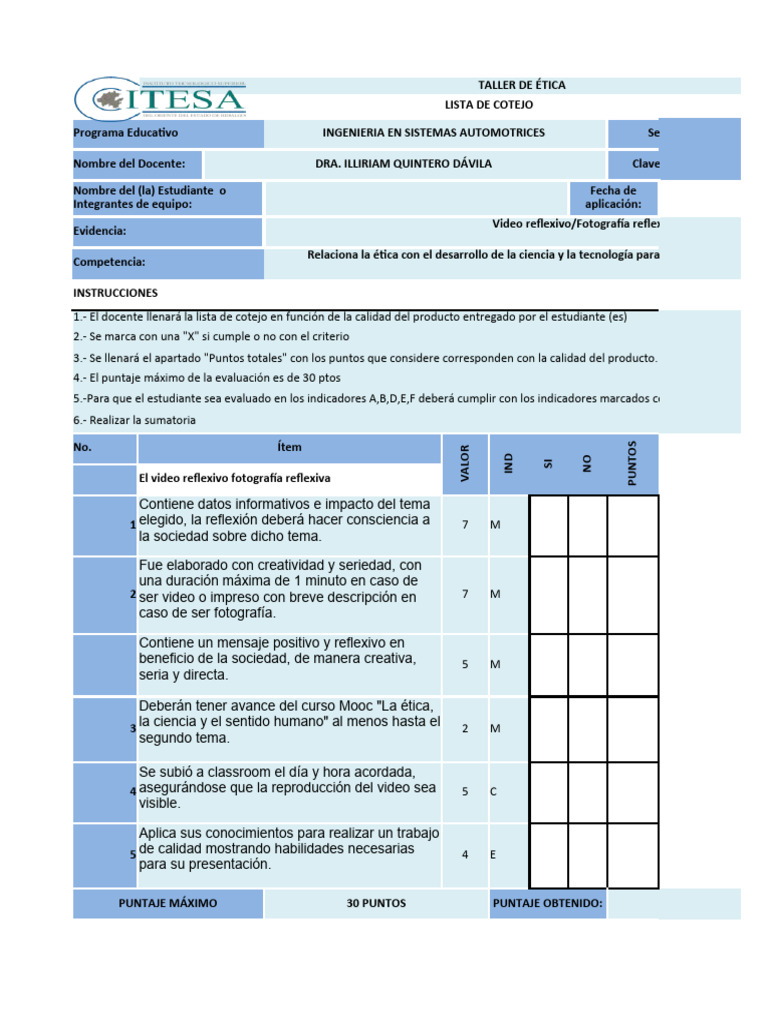 Ev1 Tema 2 | PDF | Evaluación | Maestros
