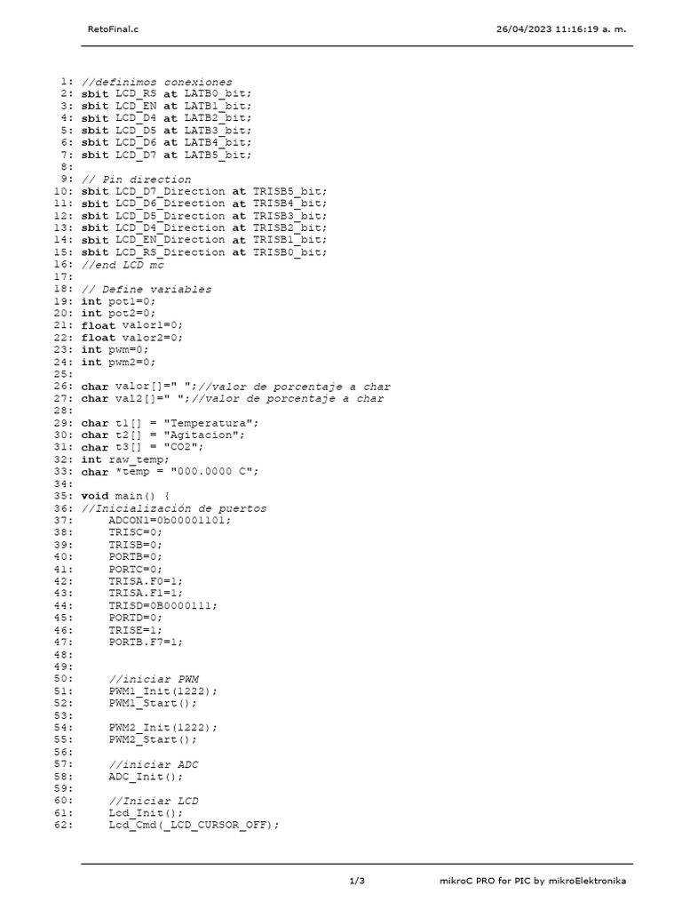 Codigo Final | PDF | Computer Programming | Software Engineering