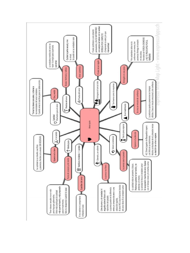 Mapa Mental Castidad | PDF