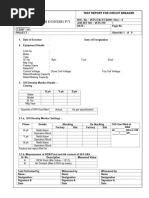 MCC Test Procedure | PDF | Relay | Transformer