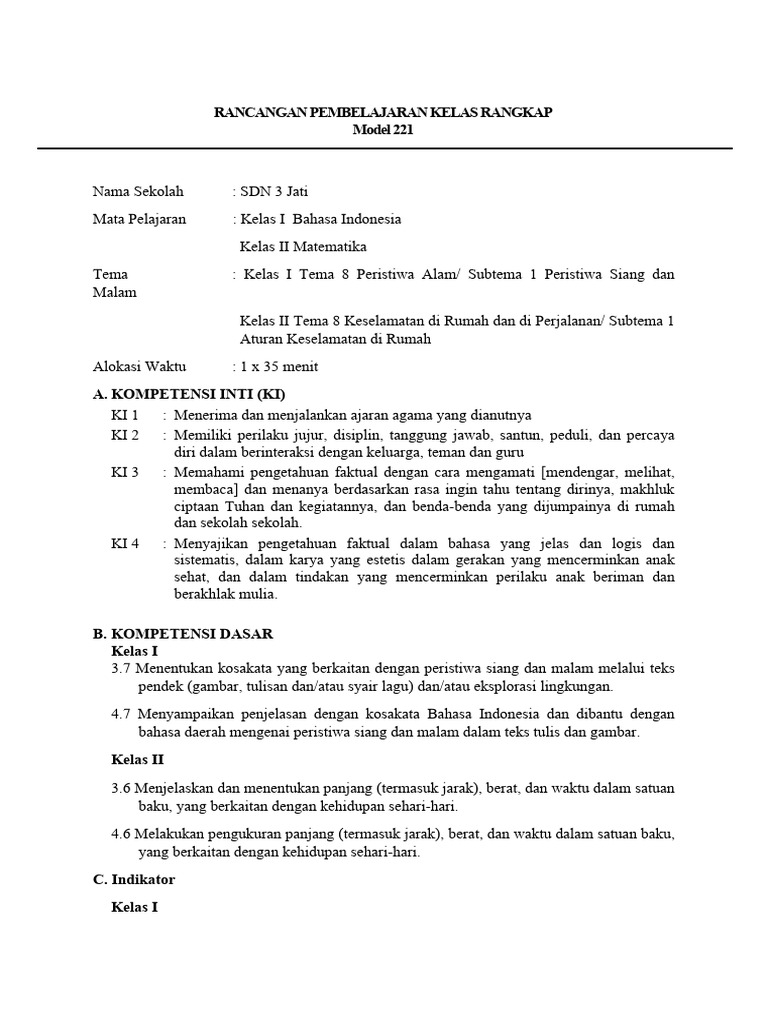 Nevi Nazmiah - 857459416 - RPP Model 221 | PDF | Karier & Perkembangan