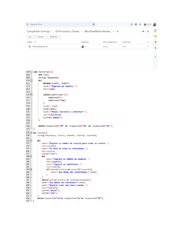 Practica 6 Programas para El 100 - Funciones | PDF