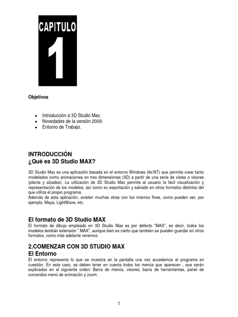Ejercicios 3d Max | PDF | Autodesk 3ds Max | Archivo de computadora