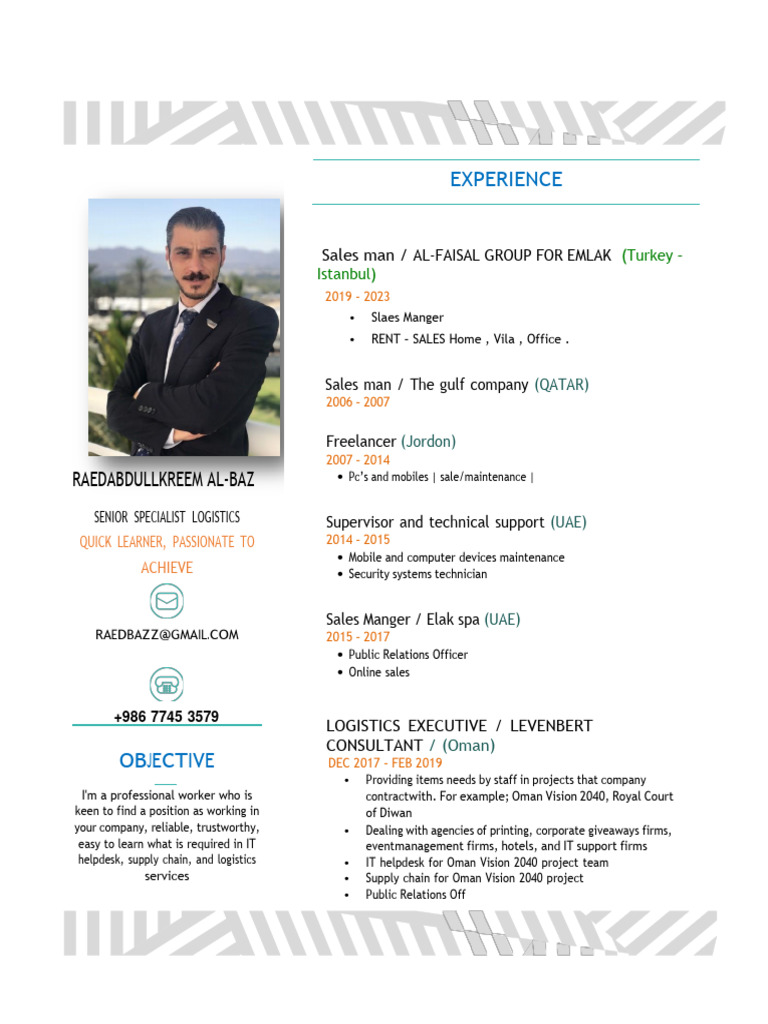 Raed Abdullkreem CV | PDF | Computing | Computer Science