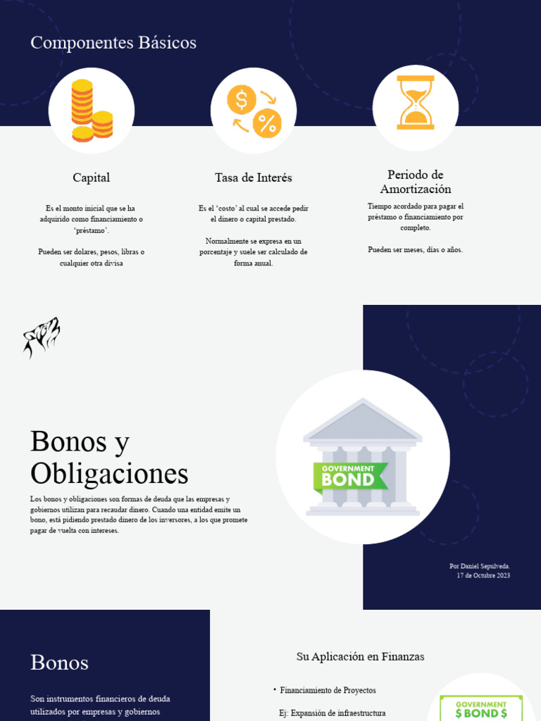 Bonos y Obligaciones: Finanzas Esenciales | PDF | Interés | Bonos ...