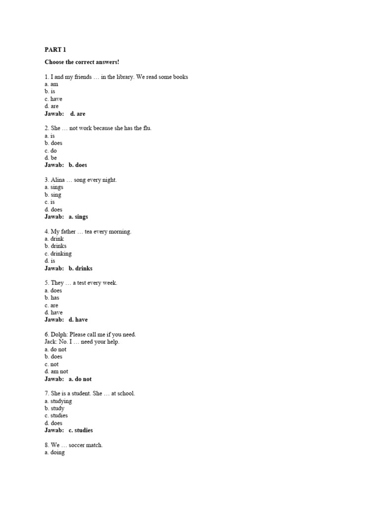 Soal Latihan Ujian Written Aecc | PDF