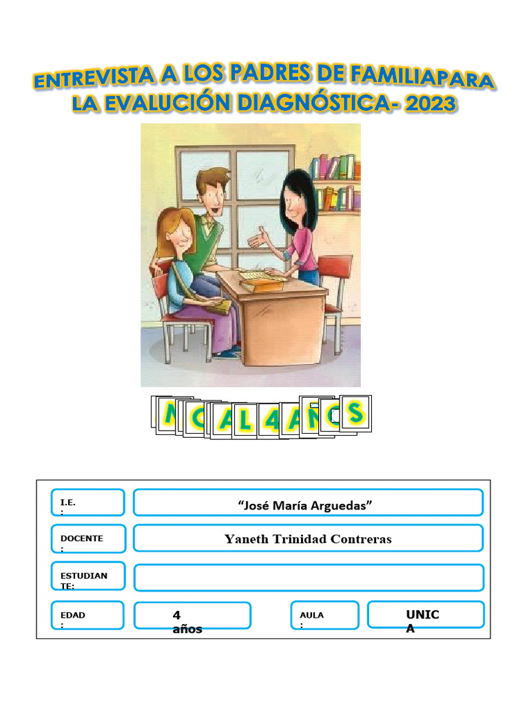 Entrevista A Padres de Familia YANETH | PDF