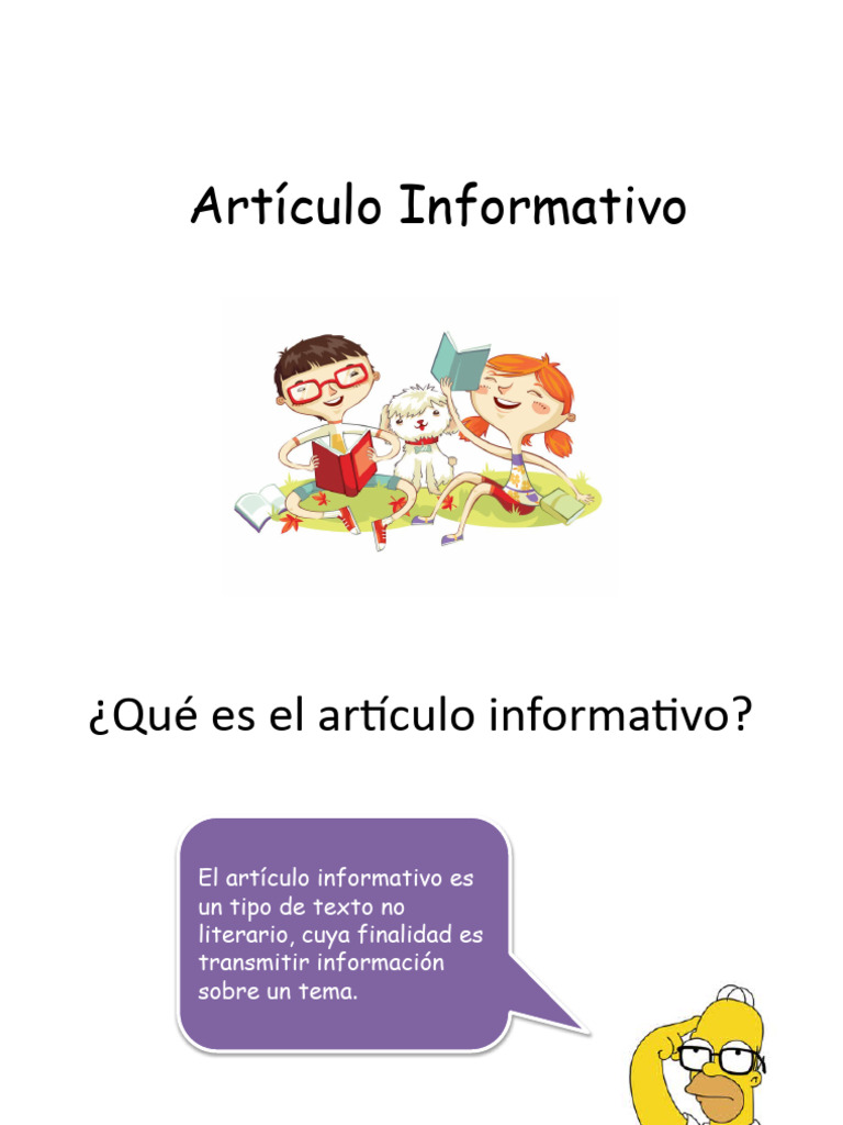 Artículo Informativo | PDF