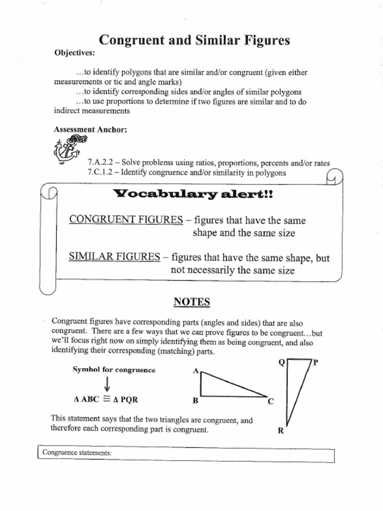 Congruent Similar Figures | PDF