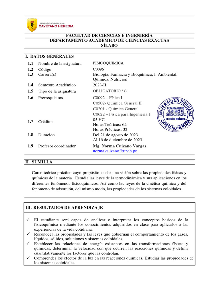 C0096.Fisicoquimica.2023-2 5 SET | PDF | Entropía | Adsorción