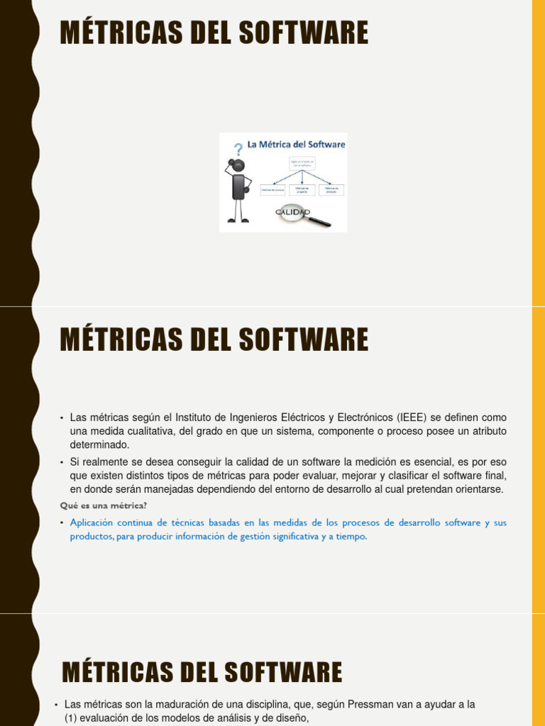 Tema 3 Metricas Del Software 2023corregido1 | PDF | Software | Ingeniería de software