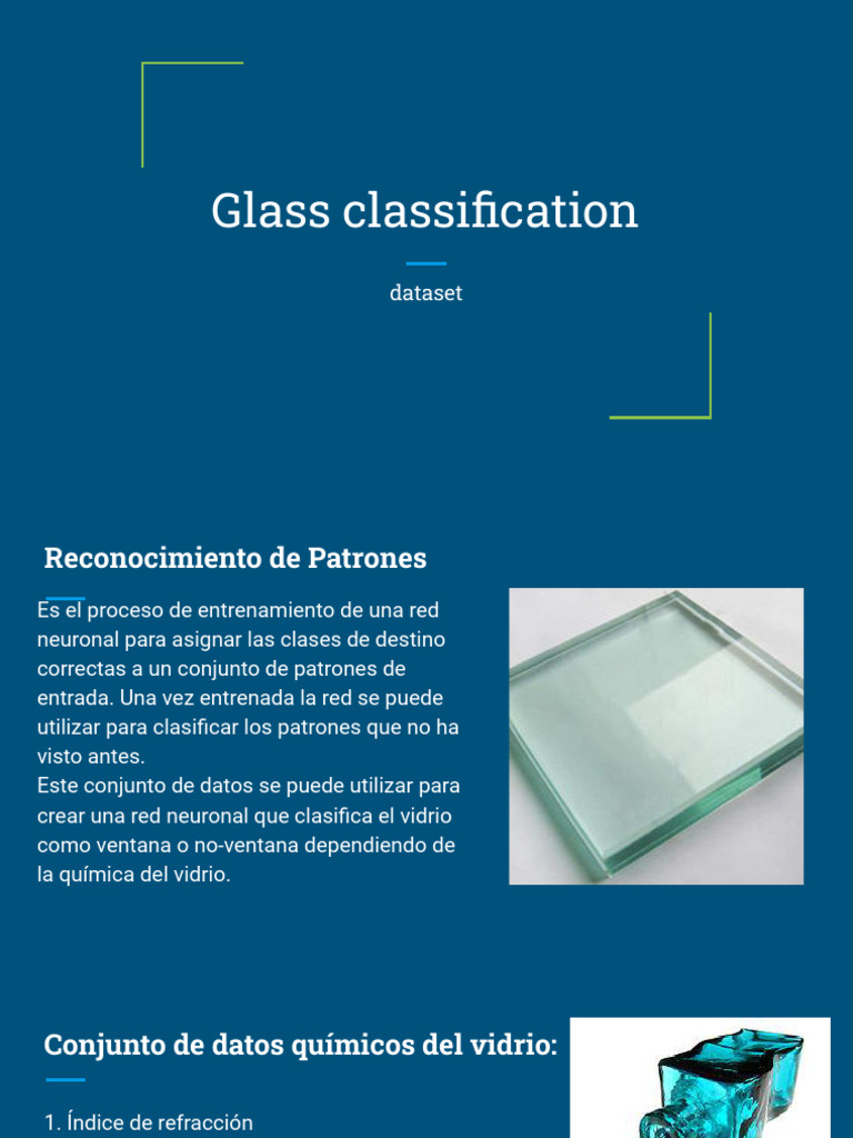 Ia Glass Dataset Pdf