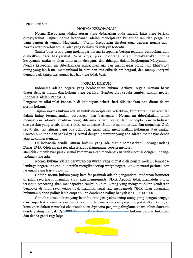 LPKD PPKN 2 | PDF | Ilmu Sosial