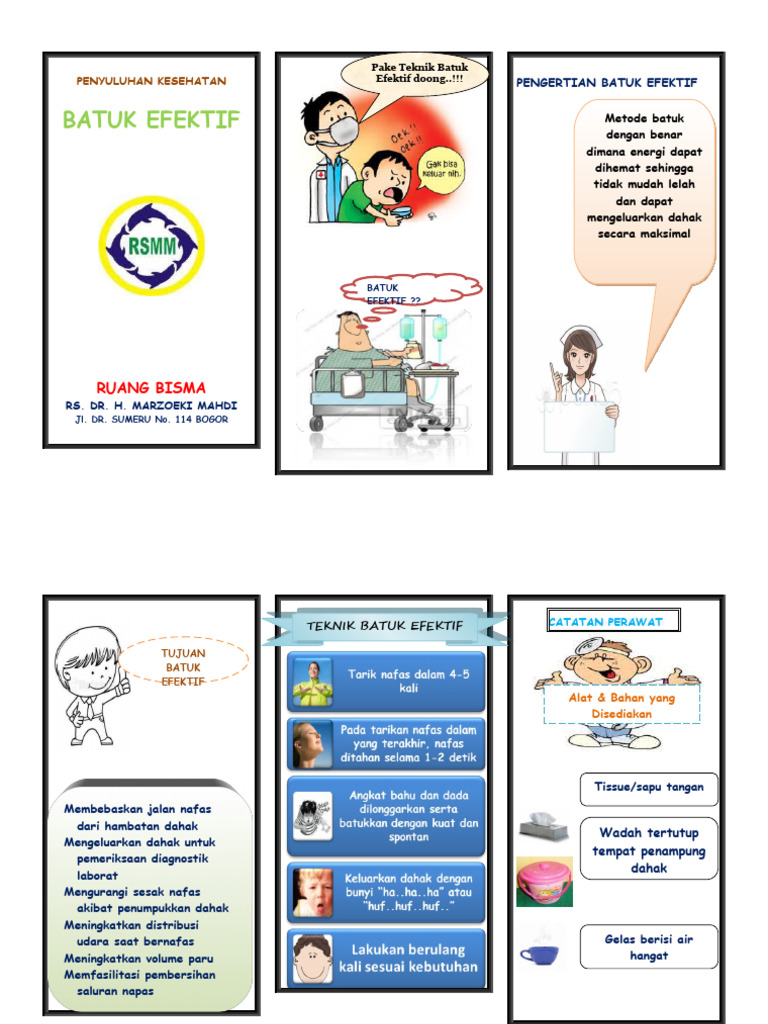 Leaflet Batuk Efektif | PDF