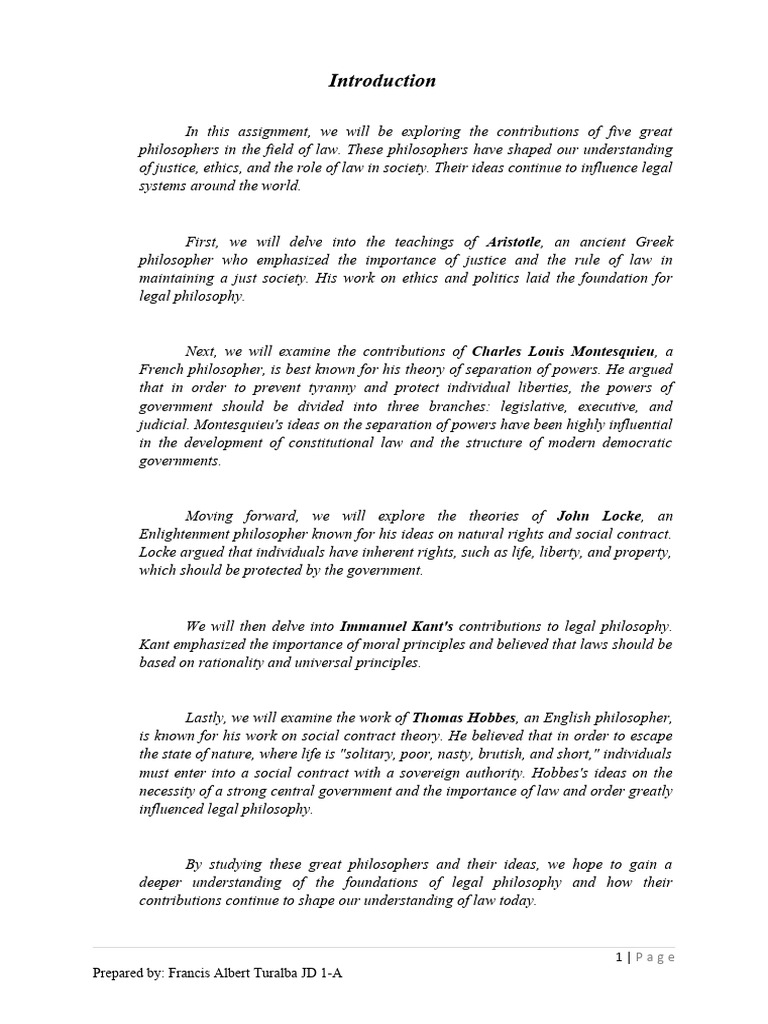 Introduction To Five Great Philosophers | PDF | Immanuel Kant | Reason