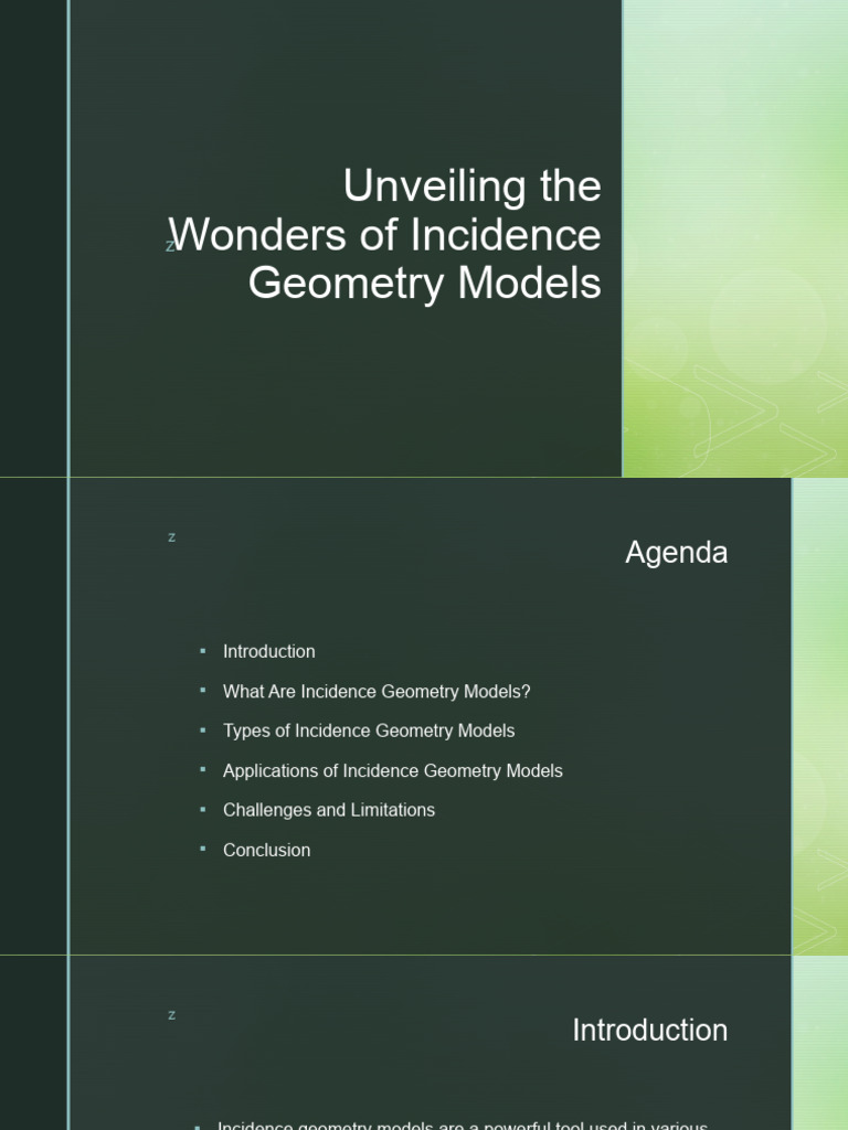 Incidence Geometry Models | PDF | Geometry | Projective Geometry Incidence Geometry Models | PDF | Geometry | Projective Geometry