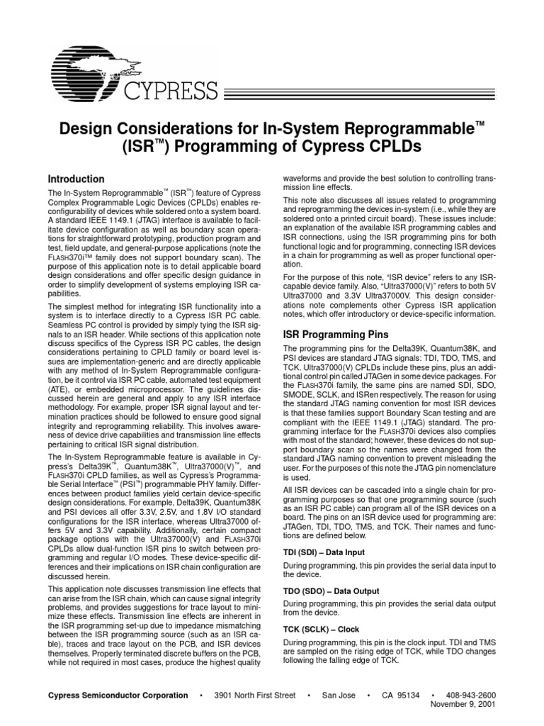 CPLD Jtag | PDF | Electricity | Electrical Components
