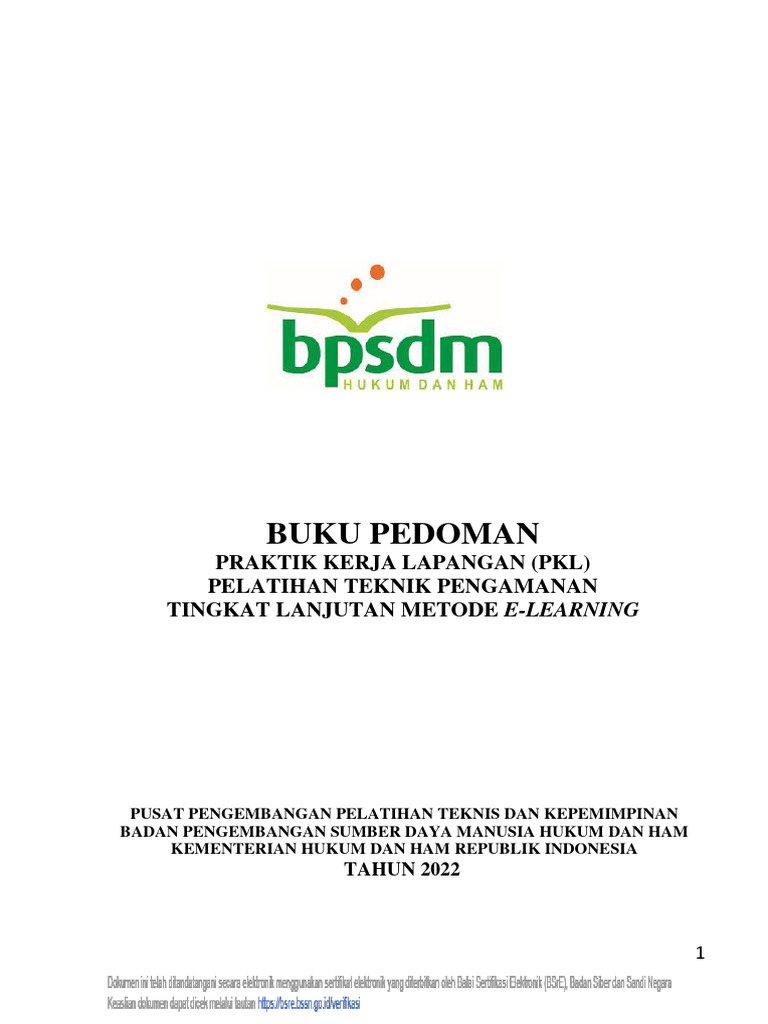 1.1 Lampiran Surat PEDOMAN PKL PTL 2022 BAGI COACH MENTOR | PDF