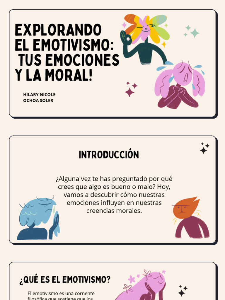 EMOTIVISMO | PDF | David Hume | Sicología