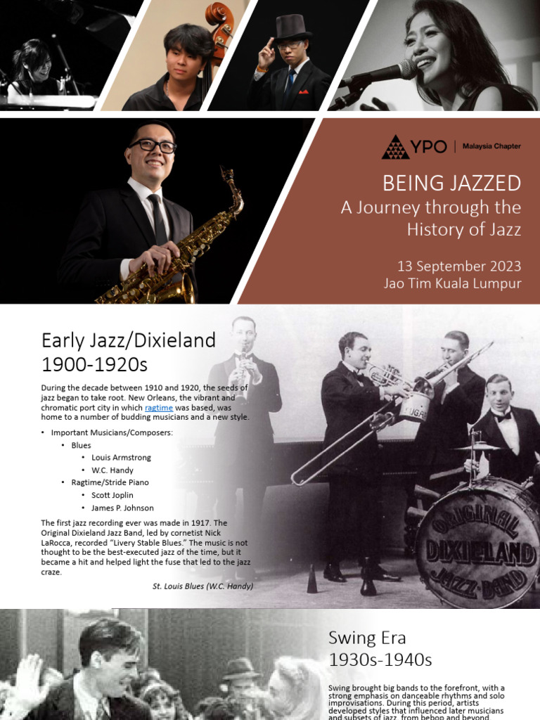 Being Jazzed A Journey Through The History of Jazz | PDF | Jazz | Music ...