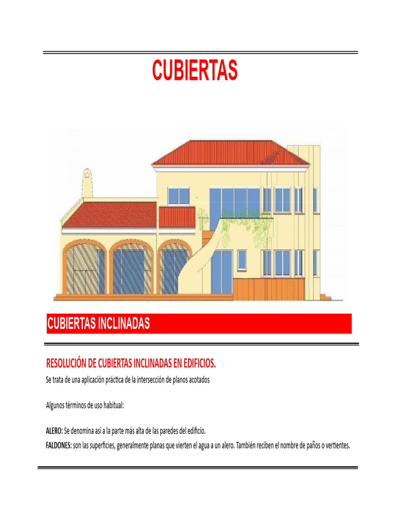 Resolución CUBIERTAS | PDF | Techo