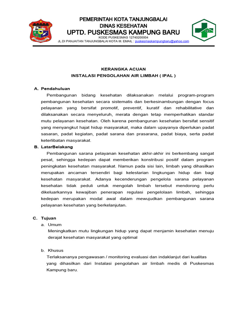 Kak Inspeksi Ipal | PDF