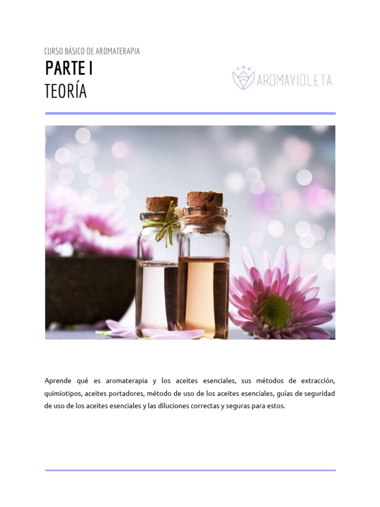 Introducción a la Aromaterapia Violeta | PDF | Agrios | Aromaterapia
