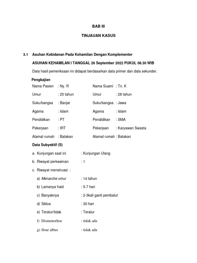 Bab Iii Coc | PDF | Kesehatan Holistik | Sains & Matematika