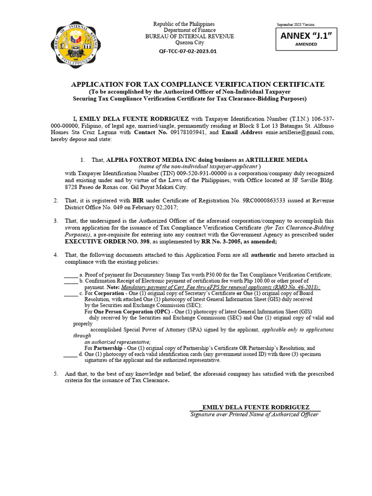 Tax Compliance Verification Application | PDF | Payments | Government