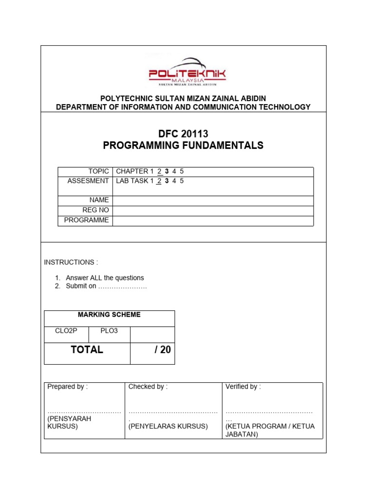 Lab Task 3 Pf 2022 Pdf Computer Programming Software Engineering