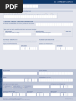 BDO ATM-Debit-Card-Form | PDF | Debit Card | Banking