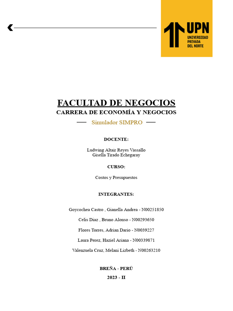 Modelo Simpro | PDF | Business | Aprendizaje