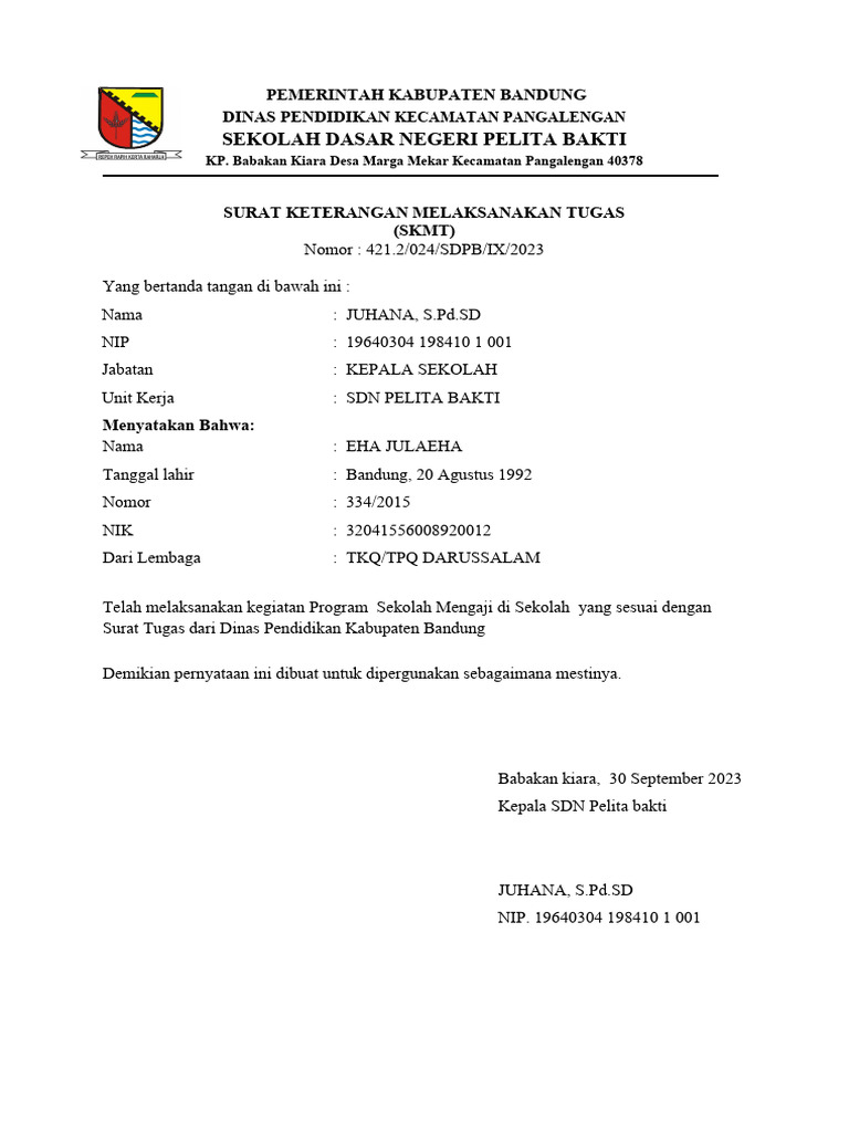 8 SKMT Pelita Bakti | PDF