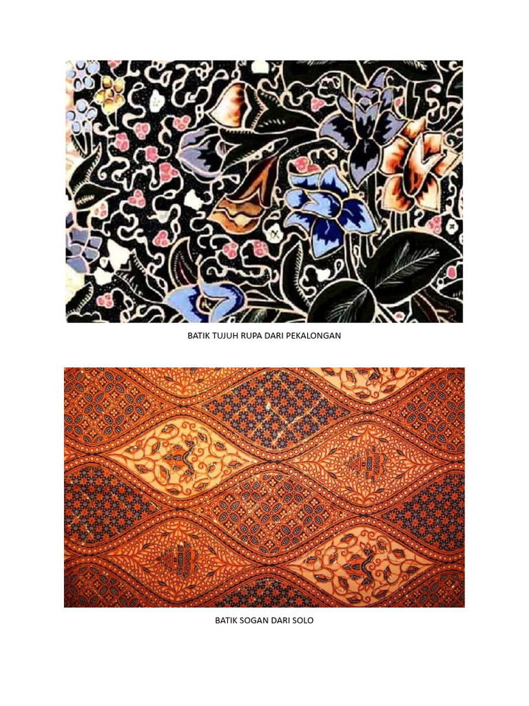 Batik Tujuh Rupa Dari Pekalongan | PDF