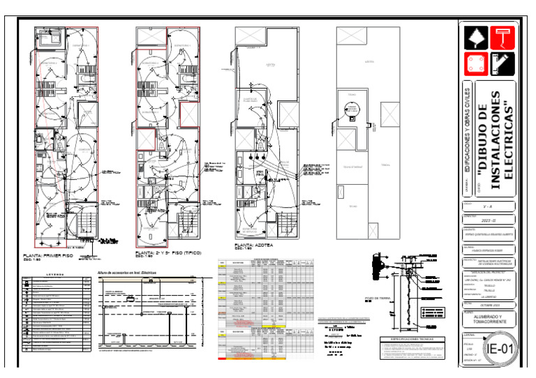 Electricas - Vivienda Multifamiliar | PDF