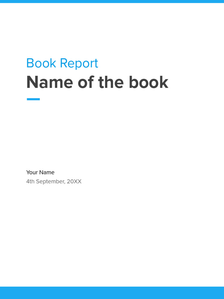 Book Report | PDF