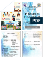 PTA Meeting Program | PDF
