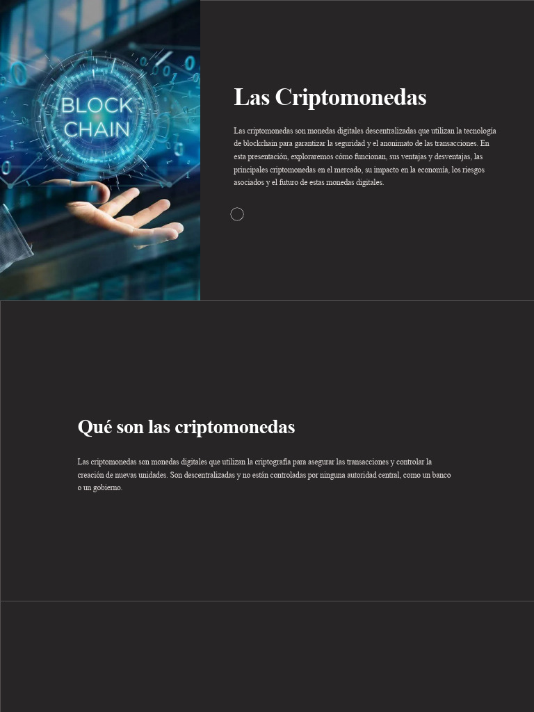 Las Criptomonedas | PDF | Criptomoneda | Economias