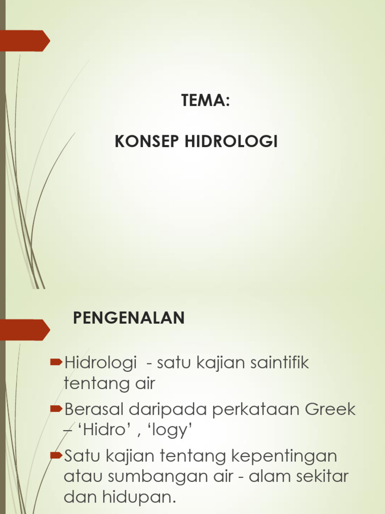 4 - Proses Dan Kitaran Hidrologi | PDF | Sains & Matematika