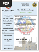 Barangay Clearance Sample | PDF | Taxes | Philippines