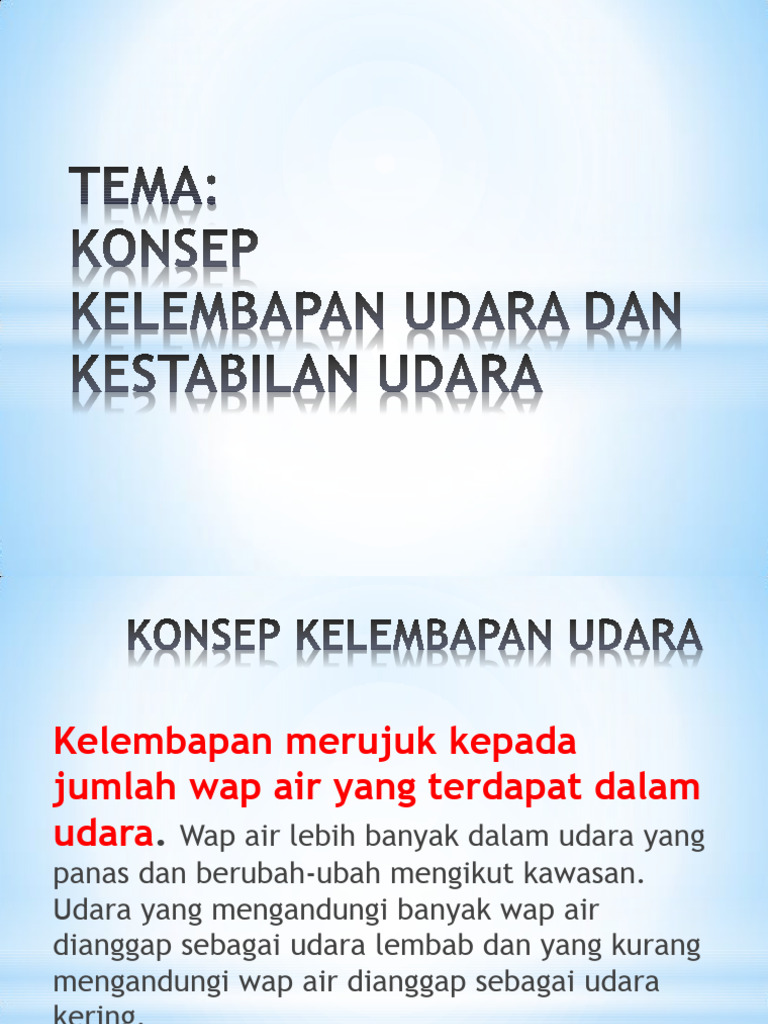 2 - Kelembapan Udara Kestabilan Udara Sejatan Dan Pemeluwapan | PDF