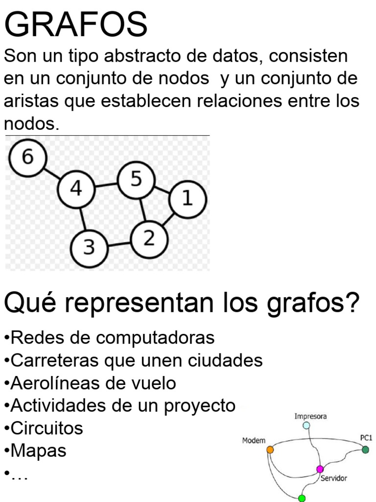 GRAFOS | PDF | Teoría de grafos | Vértice (teoría de grafos)