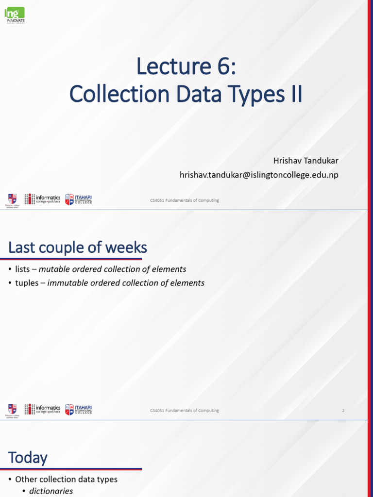 Week 6 Lecture Class | PDF | Computer Programming | Software Engineering