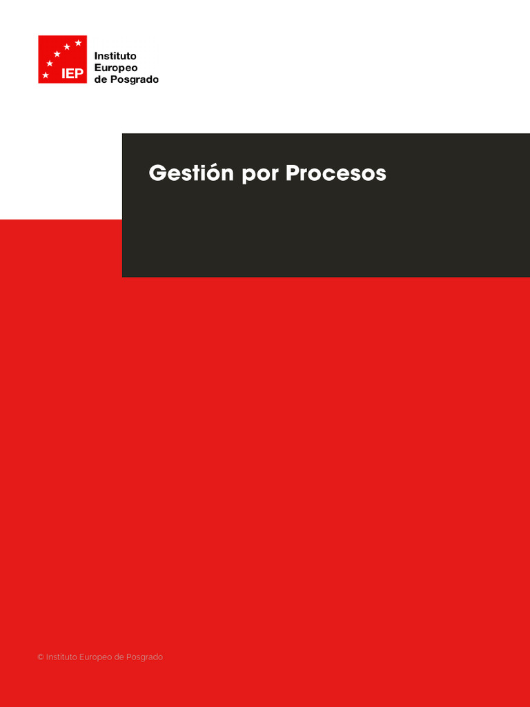 Gestion Por Procesos | PDF | Business | Negocios económicos