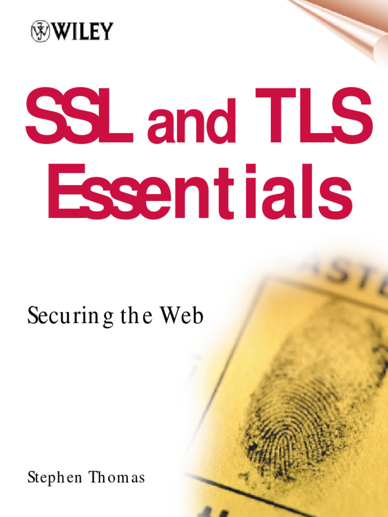 SSL and TLS Essentials Securing The Web | PDF | Transport Layer Security | Public Key Cryptography