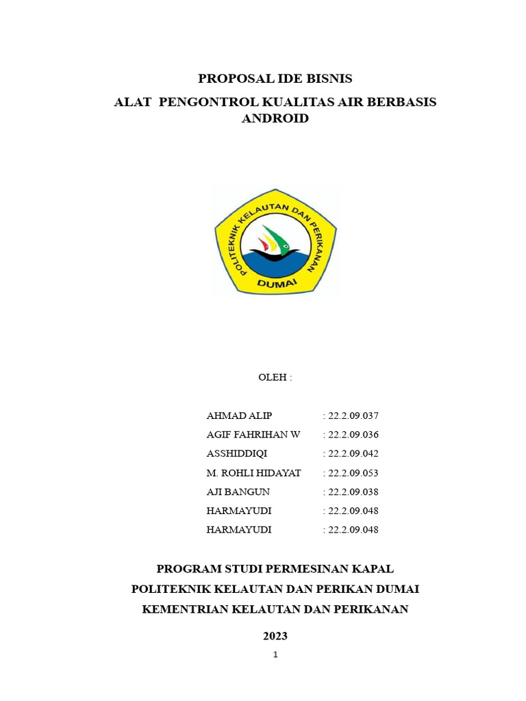 Proposal Ide Bisnis | PDF