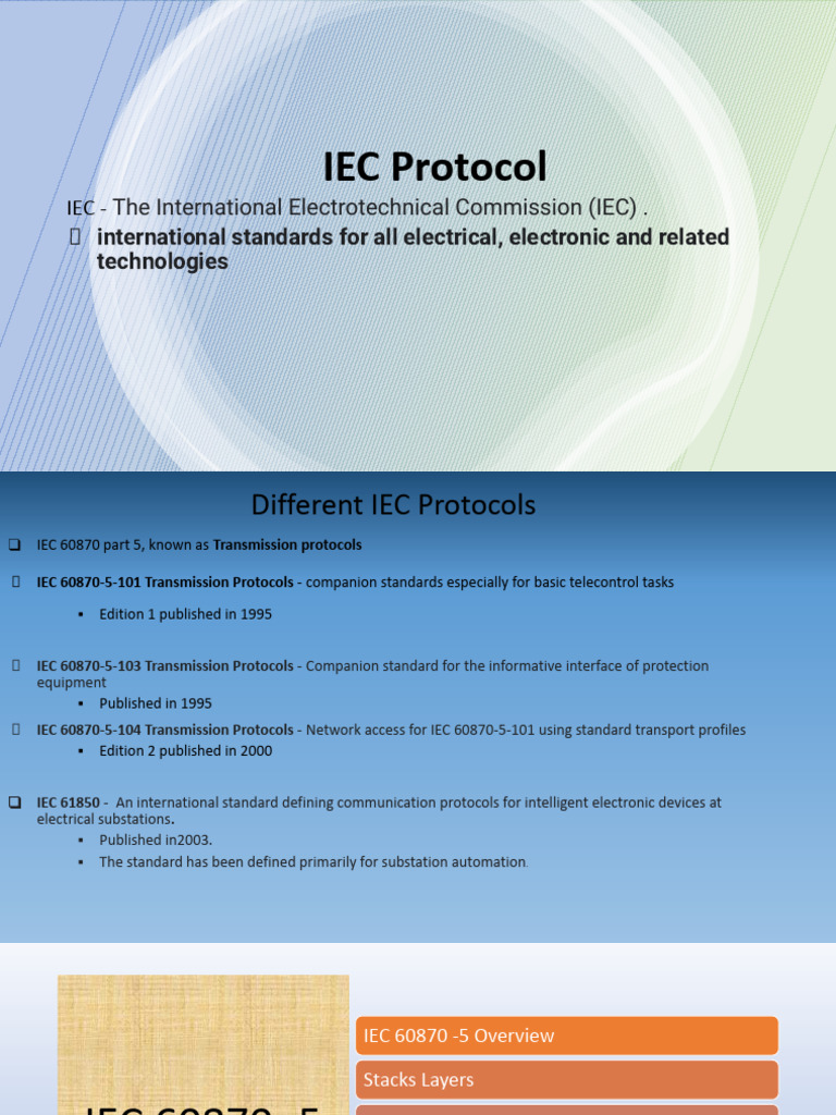 IEC Protocol | PDF | Transmission Control Protocol | Internet Protocols