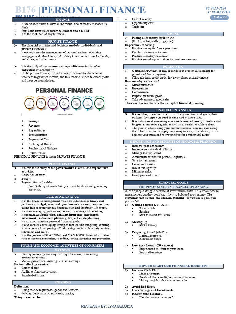 01 - Personal Finance | PDF | Debt | Investing