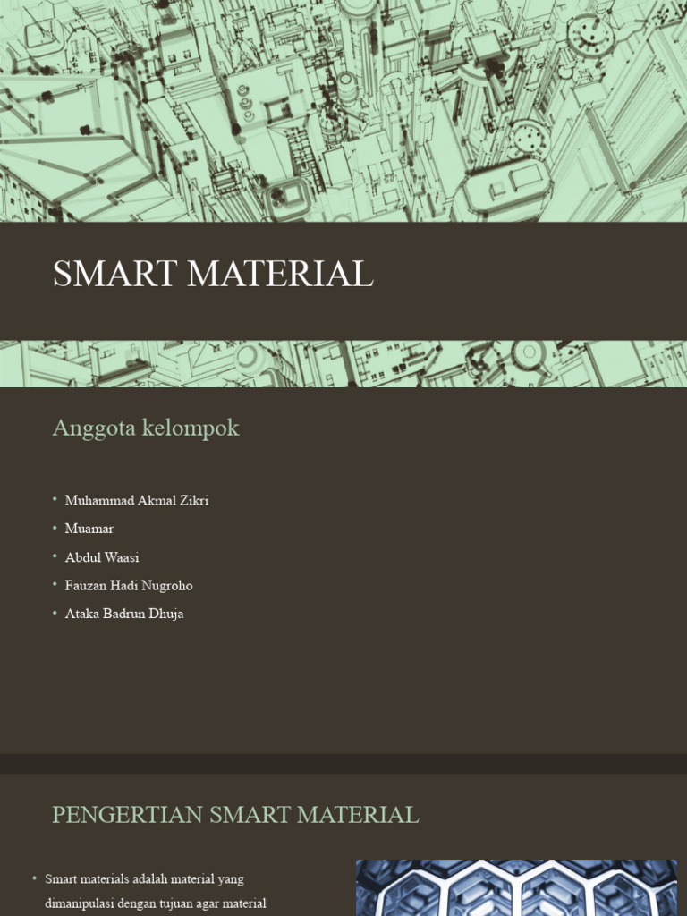 Pengertian dan Contoh Smart Materials | PDF | Komputer