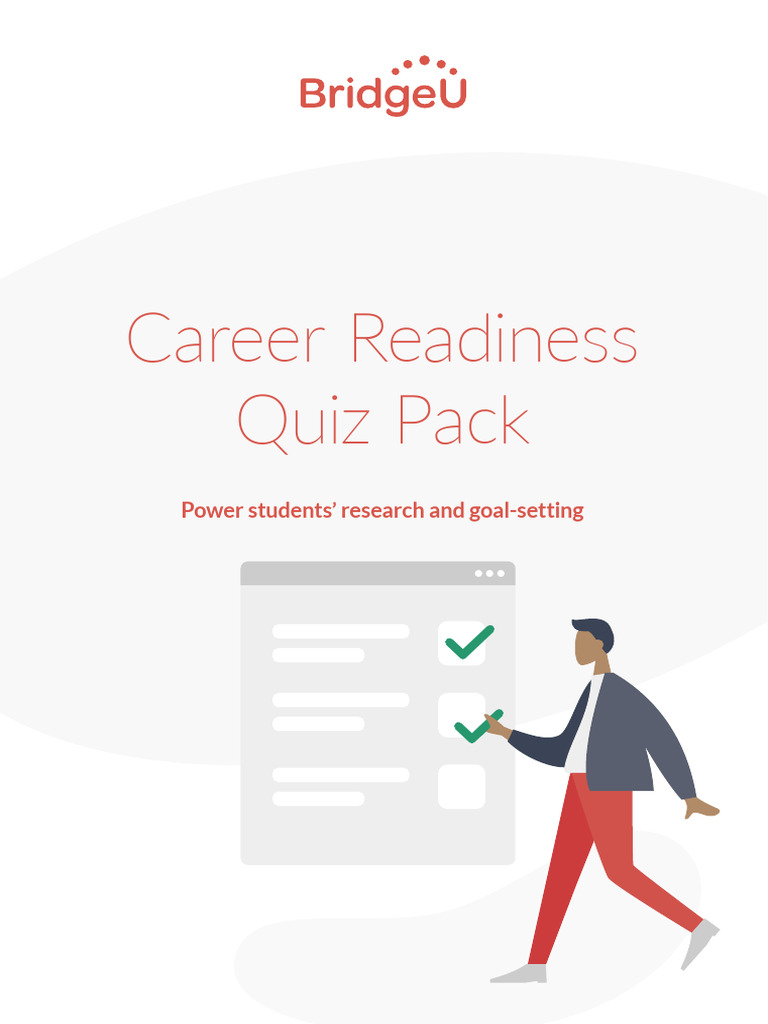 BridgeU Career Readiness Quiz Pack | PDF | Thought | Leadership